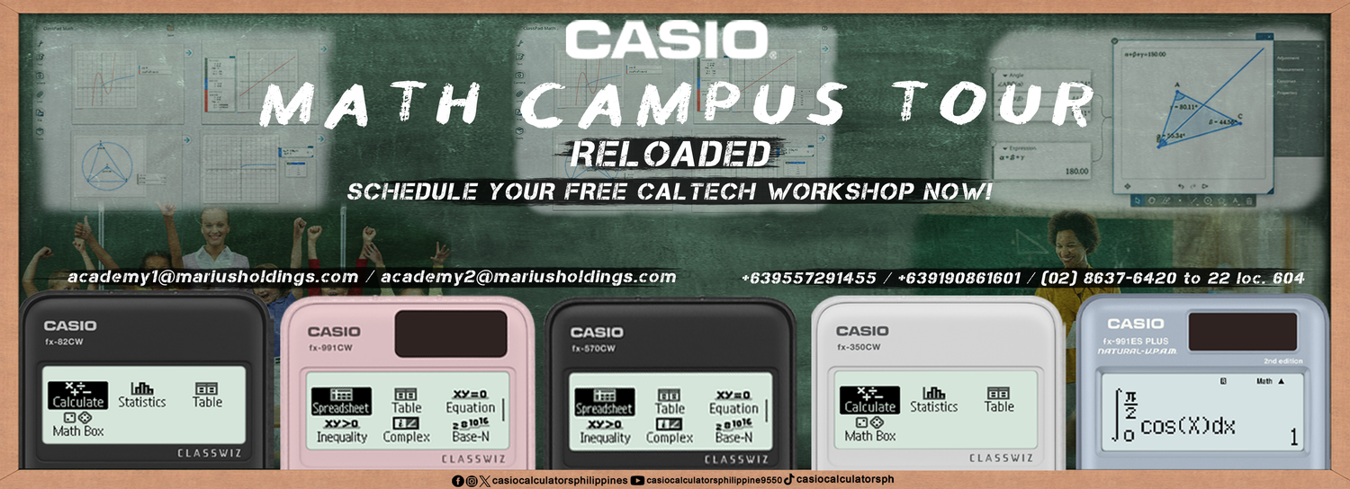 Casio Math Campus Tour – Casio - Teachers Exclusive
