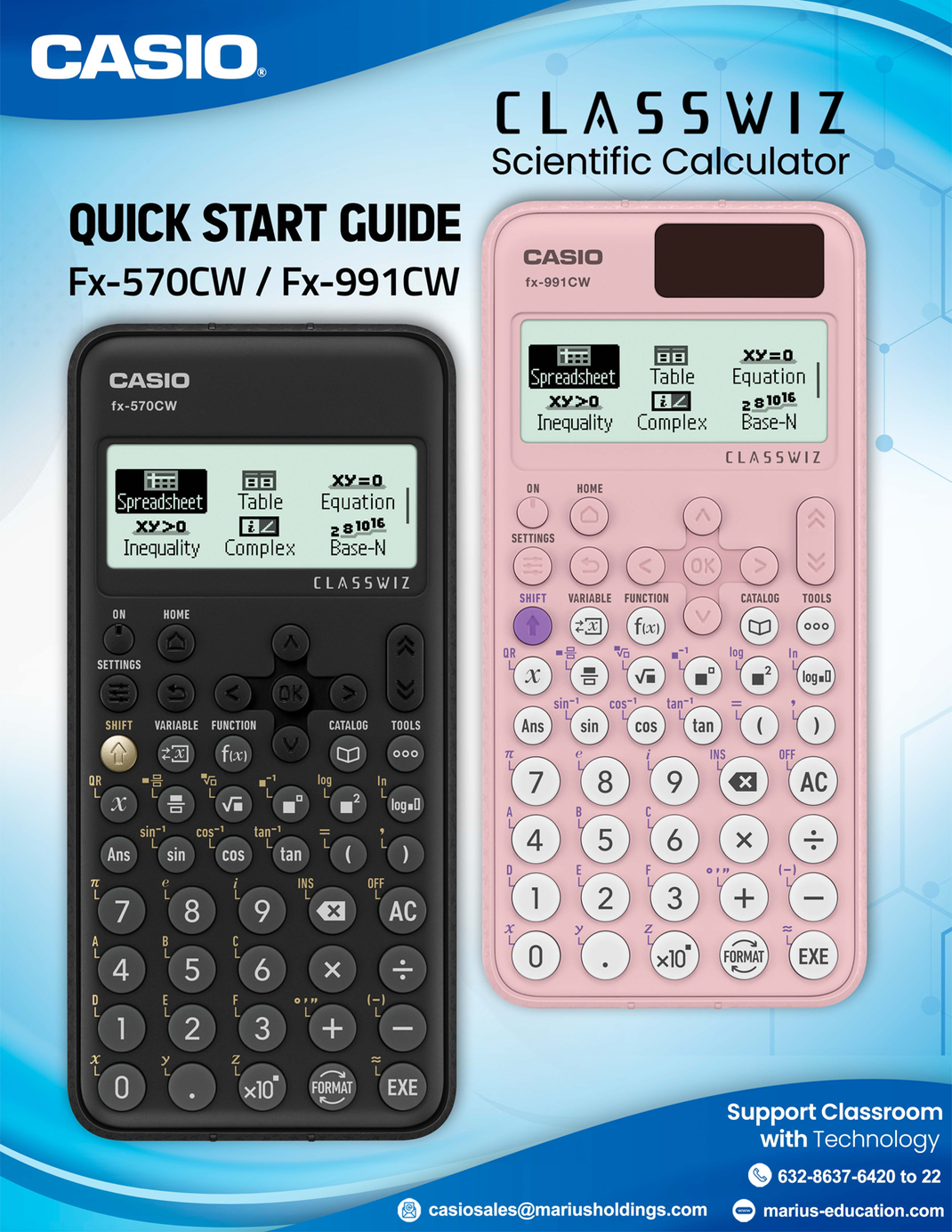 Quickstart Guide – Casio - Teachers Exclusive